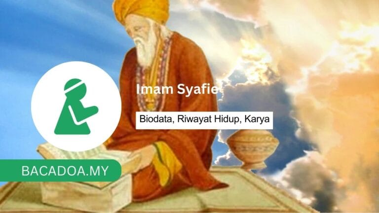 √ IMAM SYAFIE: Biodata, Riwayat Hidup, Karya