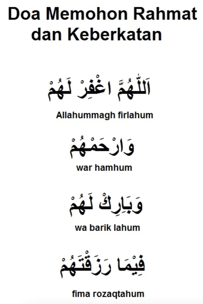 √ Doa Majlis Perkahwinan Rumi & Doa untuk Pengantin