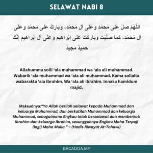√ Kumpulan Bacaan Selawat Nabi (Arab, Rumi, dan Maksudnya)
