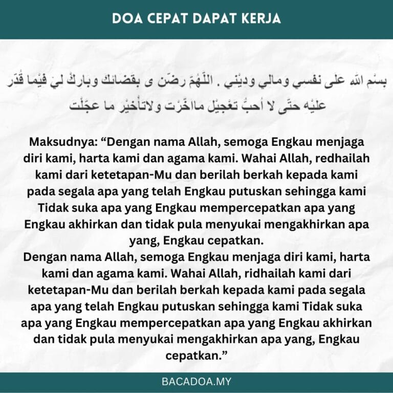 √ Berikut Doa Mudah Dapat Kerja Yang Sangat diimpikan
