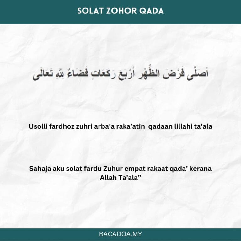 √ Hukum Qada Solat: Ganti Solat, Niat, dan Cara Pelaksanaannya